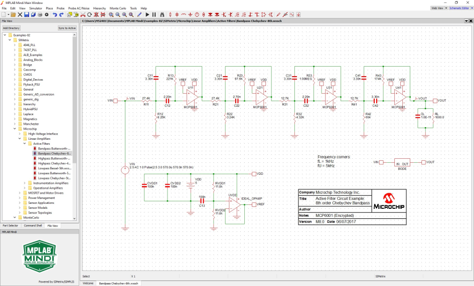MPLAB® Mindi™ Analog Simulator
