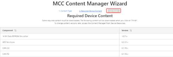 MCC Content Manager Reference