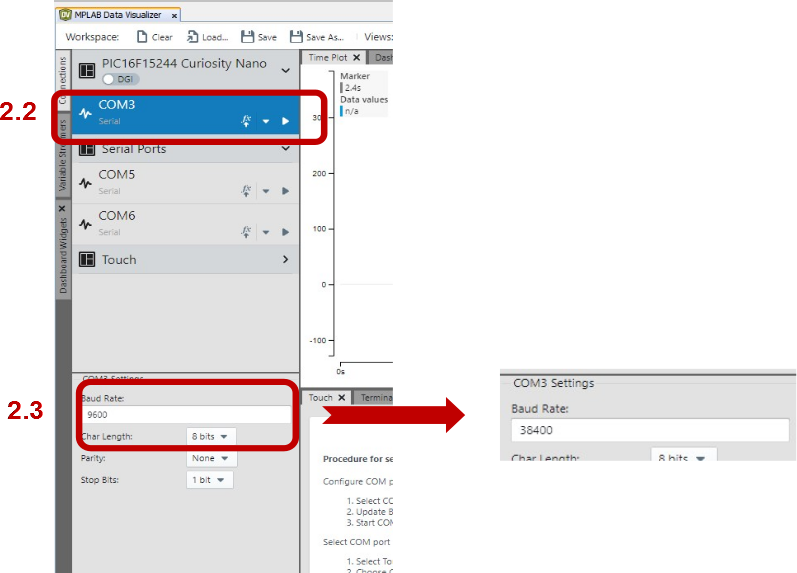13.3 Procedure to Visualize Touch Tune Data