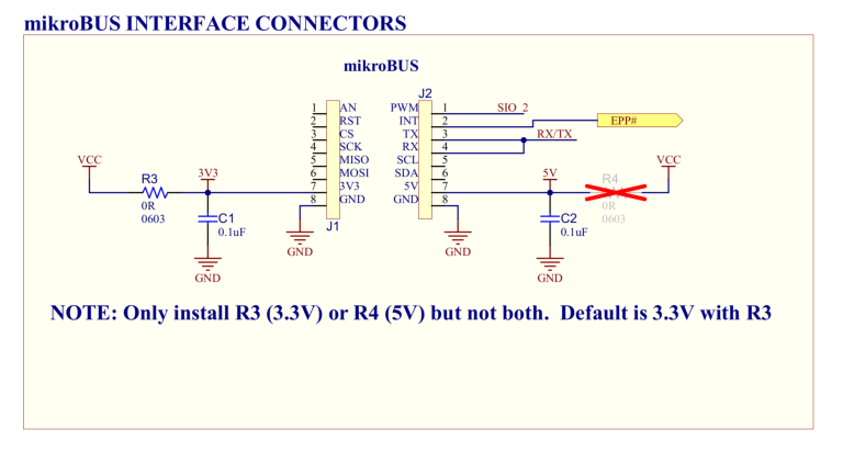 1.2.1 mikroBUS Header