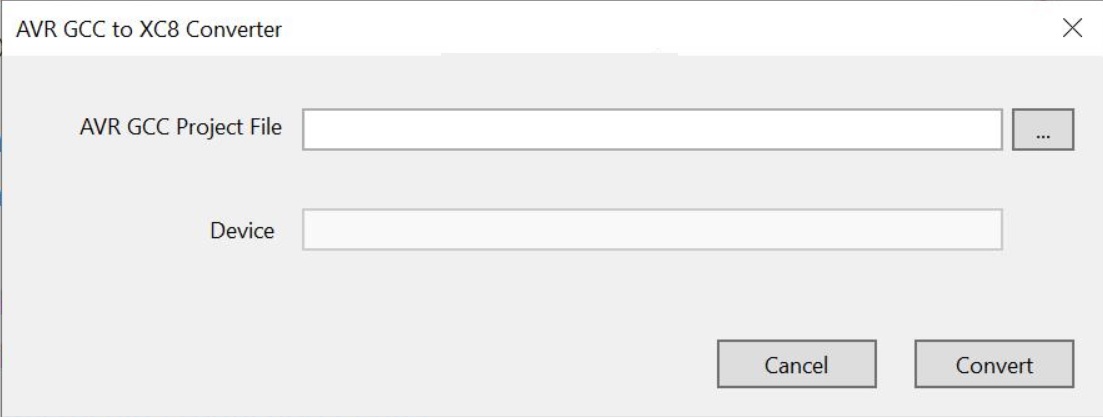 3.7 Convert an AVR GCC Project to an XC8 Project