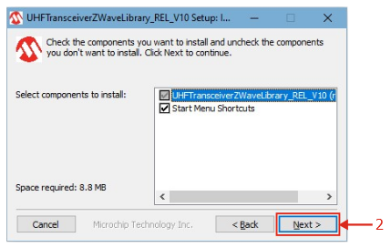 2.1 Installing the UHF Transceiver Z Wave Library (Z-Wave) Release Package