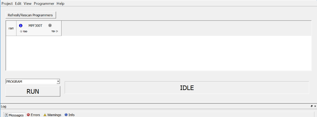5 Appendix 1: Programming the Device Using FlashPro Express
