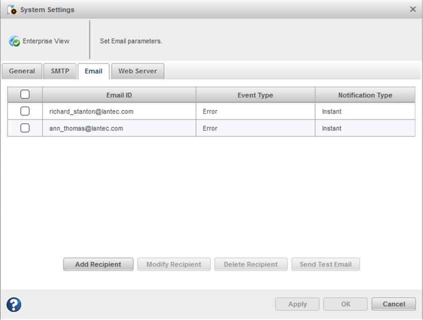 13.3.1 Setting Up Email Notifications