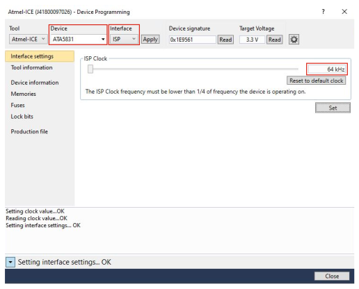 5.3.3 Reprogramming of the Devices
