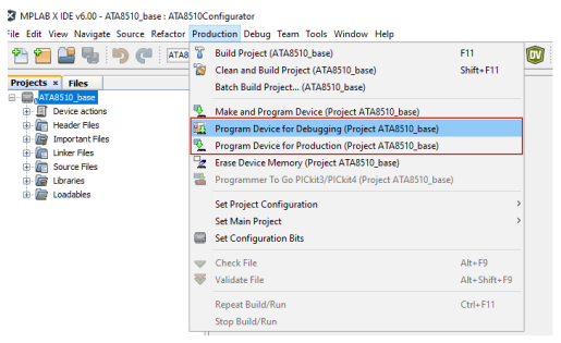 5.3.3 Reprogramming of the Devices