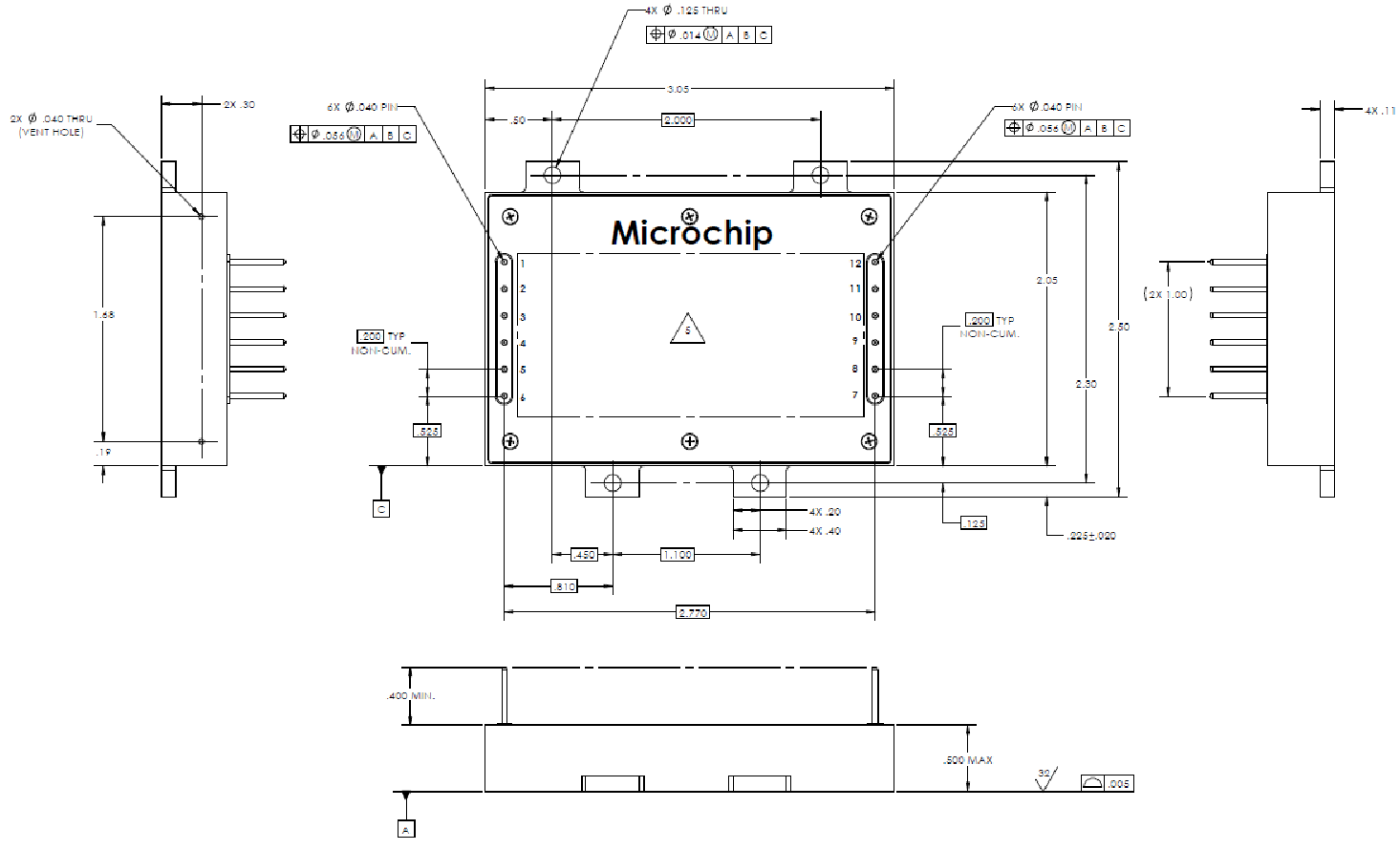 13 Mechanical Outline (Radial Pins) Package