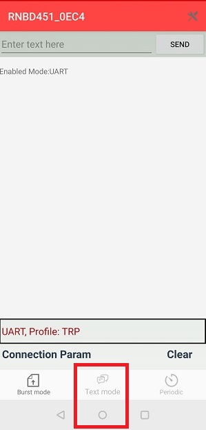 5.2 RNBD Example2: Running Transparent UART Example Application